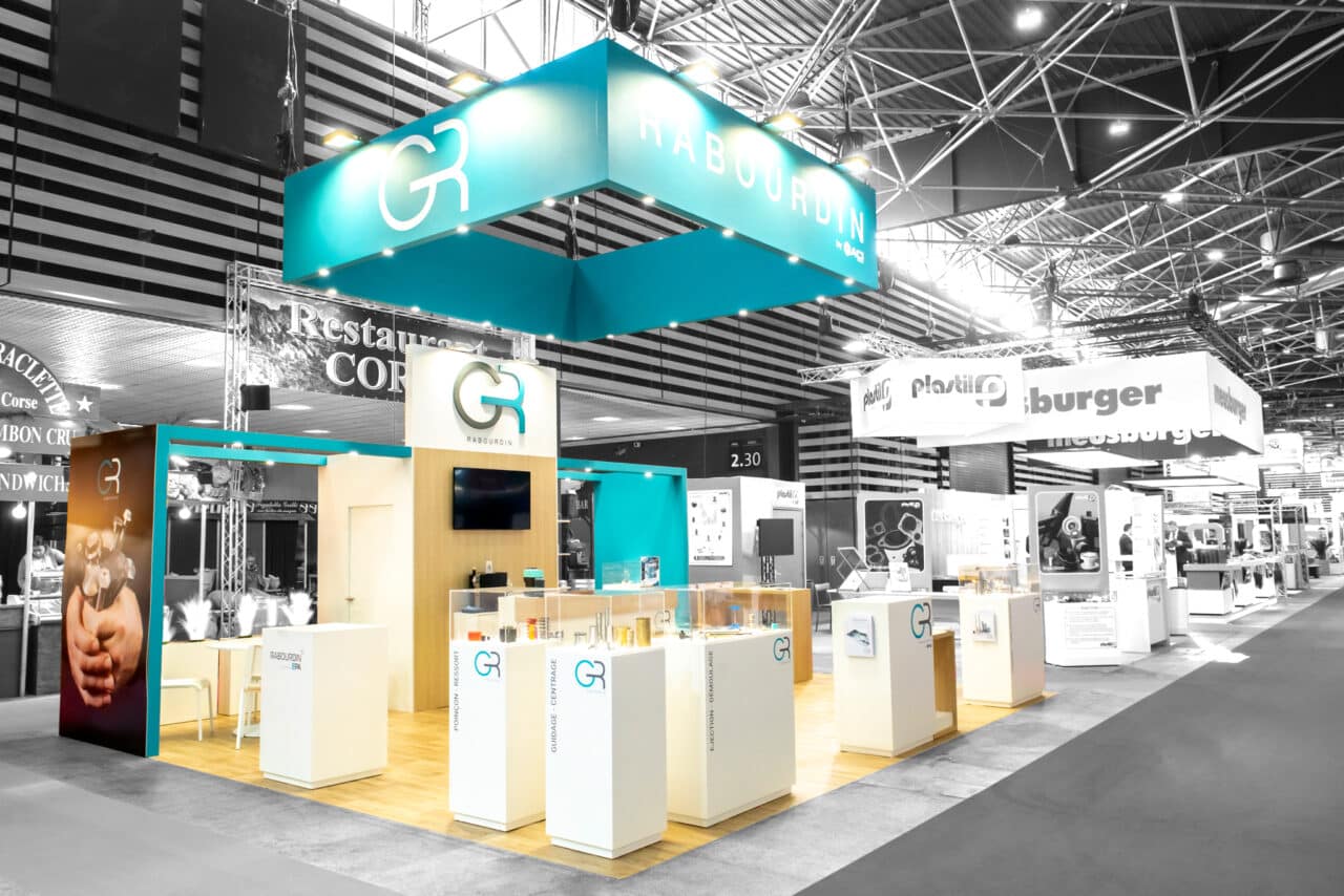 Un stand expo pour le Groupe Rabourdin, Global Industrie