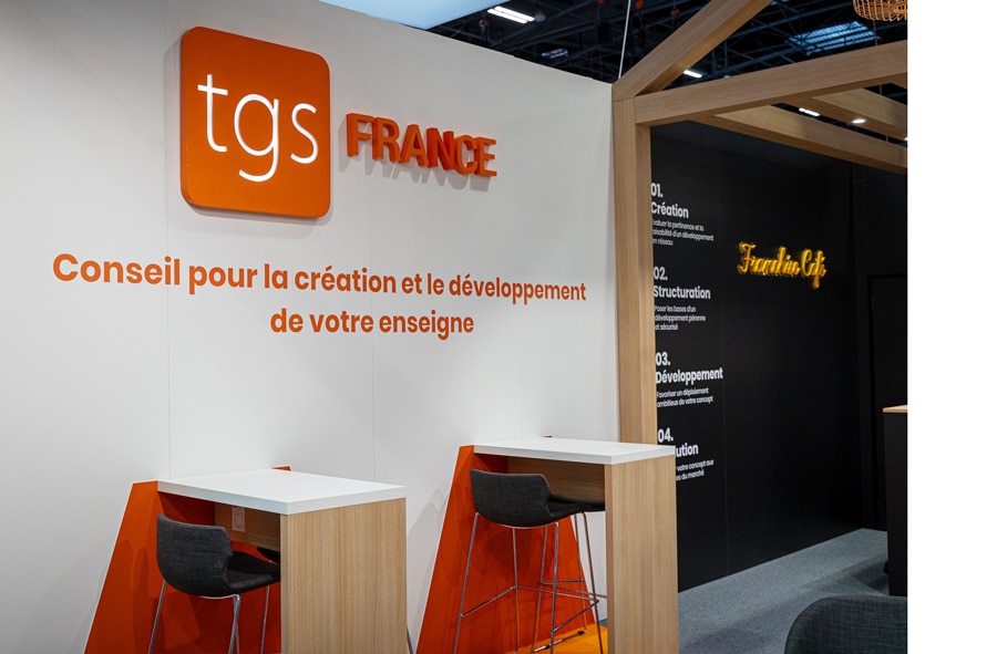 Découvrez la construction stand traditionnel pour TGS France