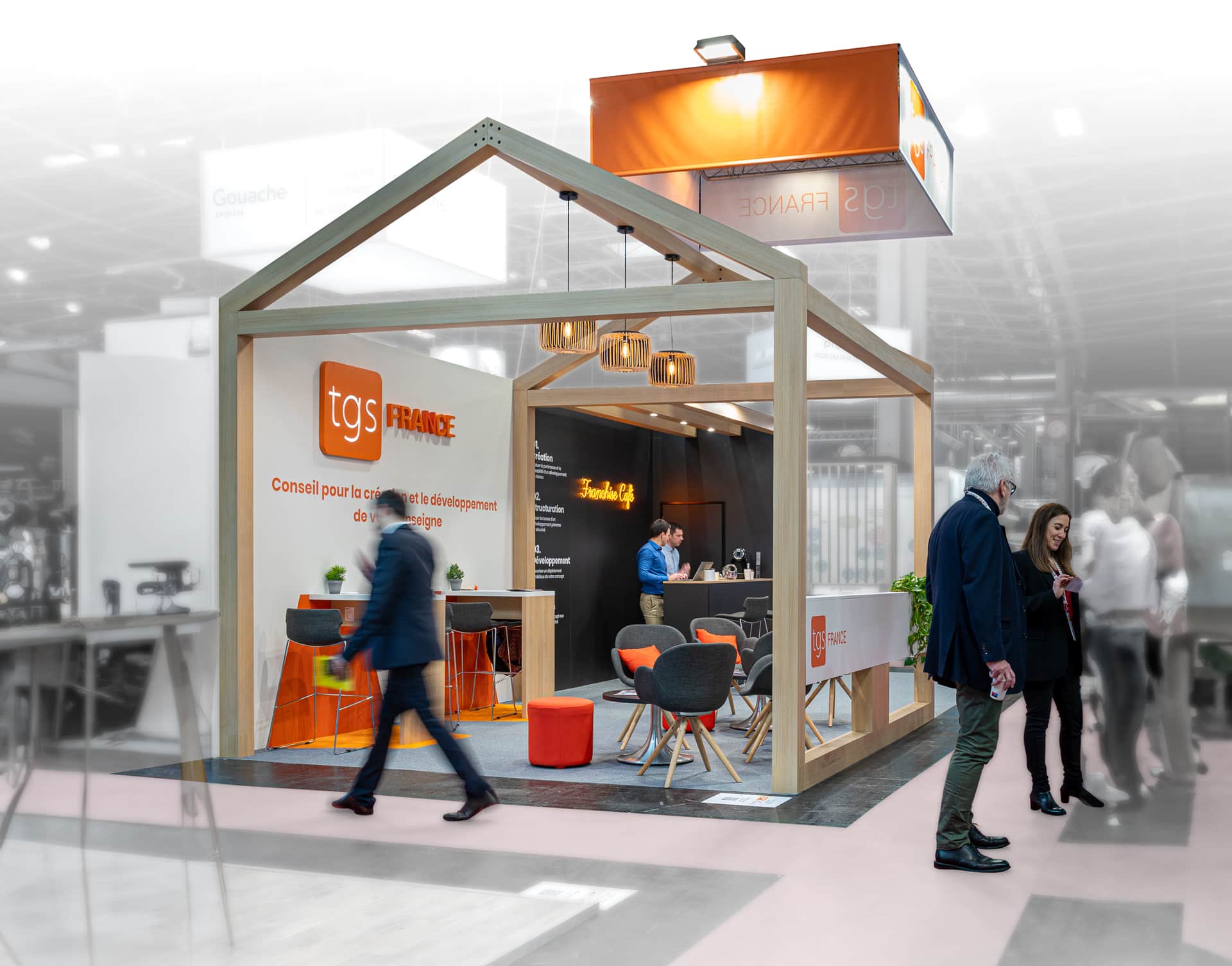 Découvrez la construction stand traditionnel pour TGS France